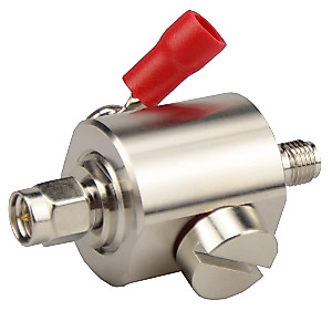 SMA Lightning Arrestor SMA Surge Protector with SMA Male to SMA Female Connector 0-6GHz with Replaceable Gas Tube Element 90V