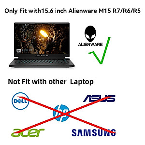 Smatree 15.6 inch Hard Alienware Sleeve Case Only for 15.6 Alienware M15 R7/R6/R5, Alienware M15 R7 15.6inch Laptop Sleeve(Not Fit for 15.6 Dell XPS and 17inch Alienware M17 R3 Laptop!)