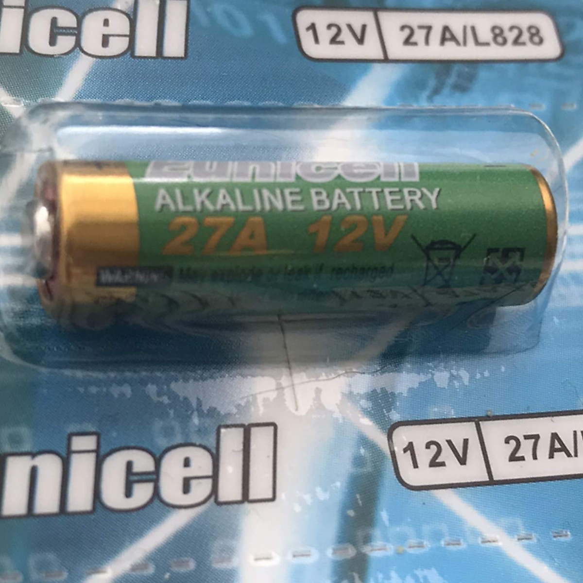5 Eunicell 27A / L828 / A27 12V Alkaline Battery Long Shelf Life 0% Mercury (Expire Date Marked)