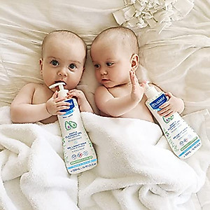 Mustela Baby Bath Time Gift Set - Baby Skin Care Essentials with Natural Avocado - Contains Hydra Bebe Body Lotion 10.14 fl. oz. & Gentle Cleansing Gel 16.9 fl. oz. - 2 Items Set