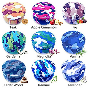 Scented Candle Gift Set Soy Wax Candles for Women, Home, 9 Packs,Portable Travel Jar Candle Home Aromatherapy, 175 Hours Long Lasting Soy Wax Aromatherapy Candle Set for Women's Gift