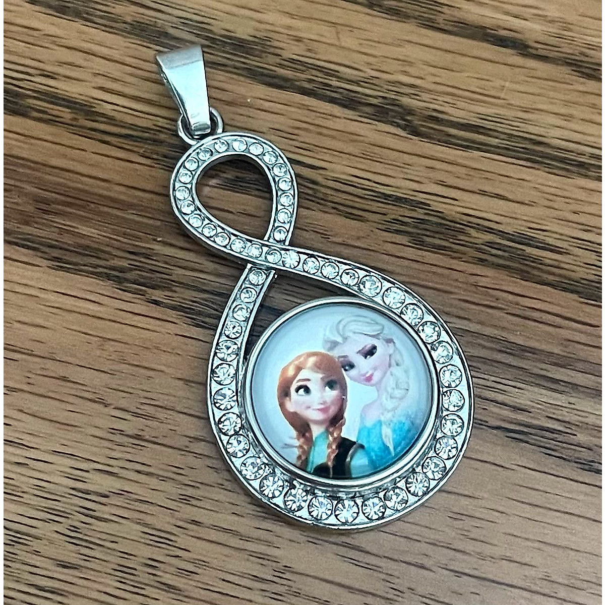 My Prime Gifts Interchangeable Snap Jewelry Pendant Rhinestone Infinity fits 18-20mm Ginger Style Charms