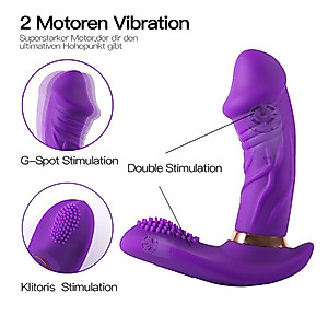Clit Vibrating Dildo Panties with Virbrater