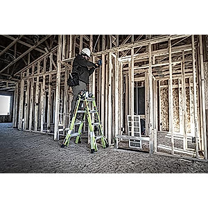 Little Giant Ladder Systems Dark Horse 2.0, M17, 17ft, Multi-Position Ladder, Fiberglass, Type 1A, 300 lbs Weight Rating, (16117-001)