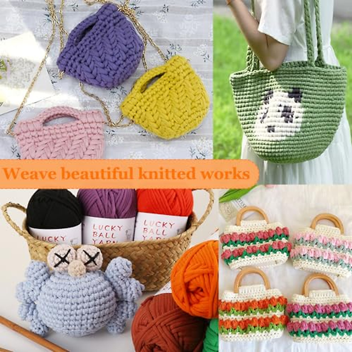 Yarn for Crocheting,100g Soft Yarn for Crocheting,Crochet Yarn for Sweater,Hat,Socks,Blankets(Blue)