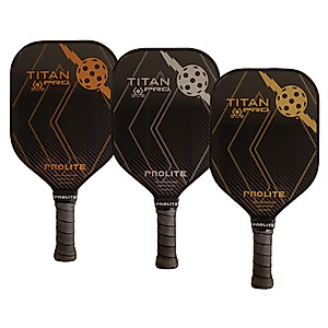 Titan Pro BDS Pickleball Paddle - Premium Metallic Edition (Silver Lining)