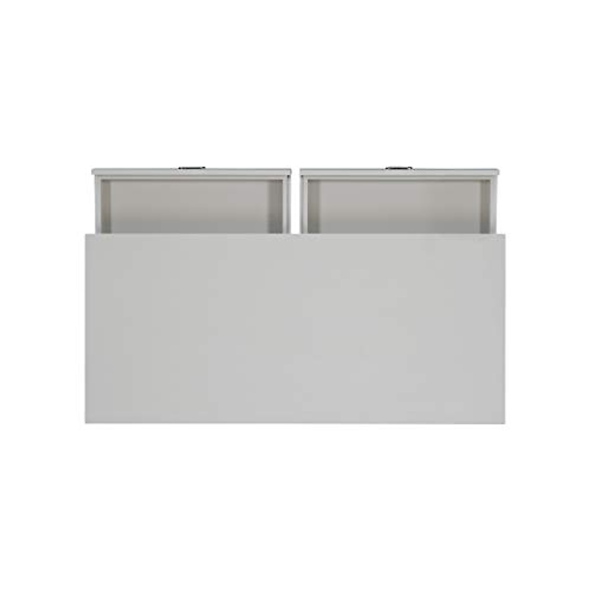 Linon Grey 2-Drawer Writing Jaycee Desk