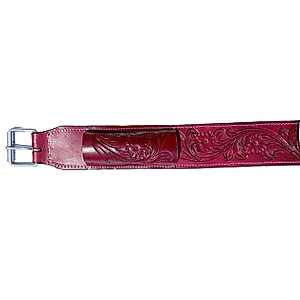 RAAVILS Horse Leather Cinch for Western Saddles Horse TACK Leather Back Cinch Rear Saddle Girth