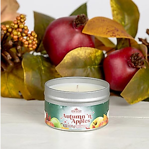 Scentsicles, Autumn n Apples,6 Oz Soy Blend Candle, 25 Hour Burn Time