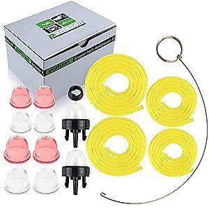 partszen AC04122 Fuel Line Primer Bulb Kit for Zama Ryobi Homelite Husqvarna Poulan Craftman Chainsaw Trimmer Blower Carburetor Weed Eater