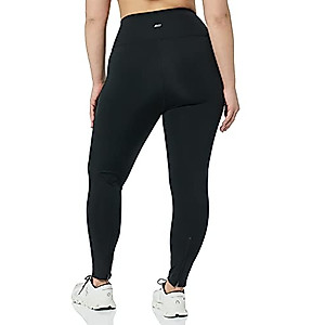 Amazon Essentials Women's Everyday Fitness 7/8 Zipped Legging (Available in Plus Size), Black, 2X