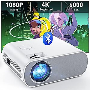 HOMPOW Projector, Native 1080P Full HD Projector CS05