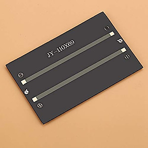 Fielect 5V 1.2W Mini Small Solar Panel Module Solar Cell Panel DIY Battery Charger Kit for Light Toys Charger 110x69mm