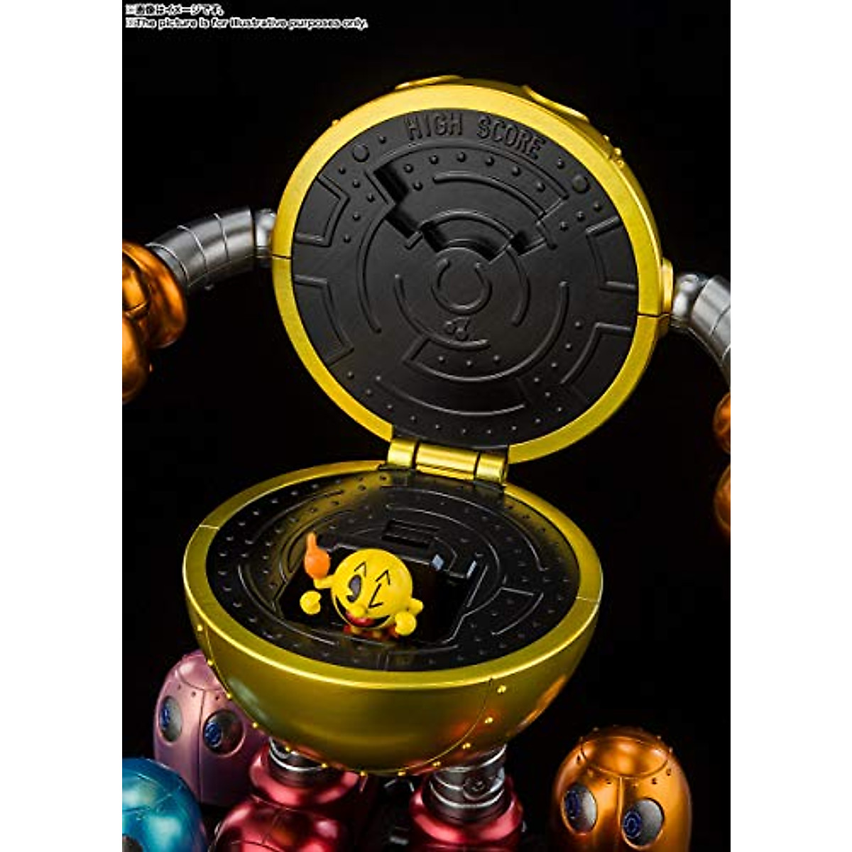 TAMASHII NATIONS - Pac-Man, Bandai Spirits Chogokin Die-Cast Metal Collectible