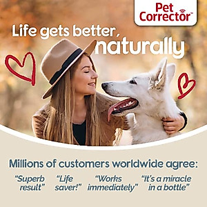 PET CORRECTOR Dog Trainer, 50ml. Stops Barking, Jumping Up, Place Avoidance, Food Stealing, Dog Fights & Attacks. Help stop unwanted dog behaviour. Easy to use, safe, humane and effective.