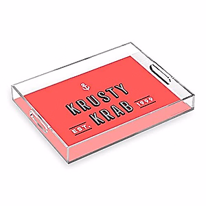 The Krusty Krab Est. 1999 Acrylic Tray