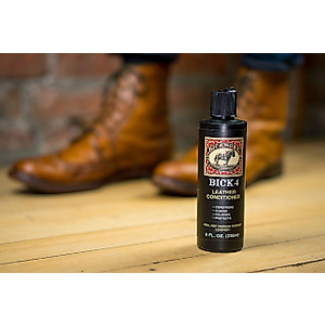 Bick 4 Leather Conditioner and Leather Cleaner 8 oz - Will Not Darken Leather - Safe of Leather Apparel, Furniture, Jackets, Shoes, Auto Interiors, Bags & All Other Leather Accessories