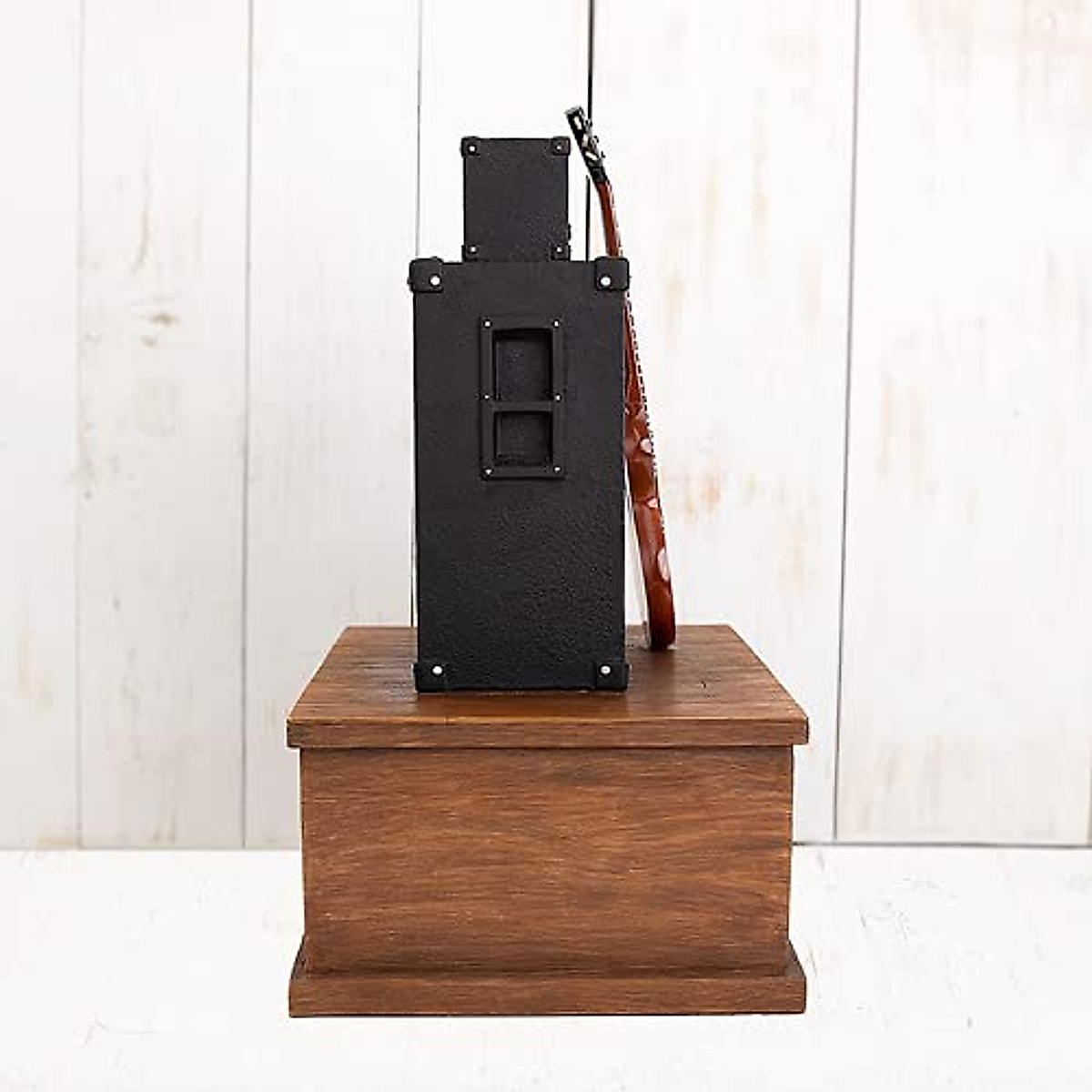 Perfect Memorials Custom Engraved Large Electric Guitar Cremation Urn (230 Cu/in) - Detailed Urn for Human Ashes/Display at Home/Durable/for A Guitar Lover & Artist/Timeless Tribute to Your Loved One