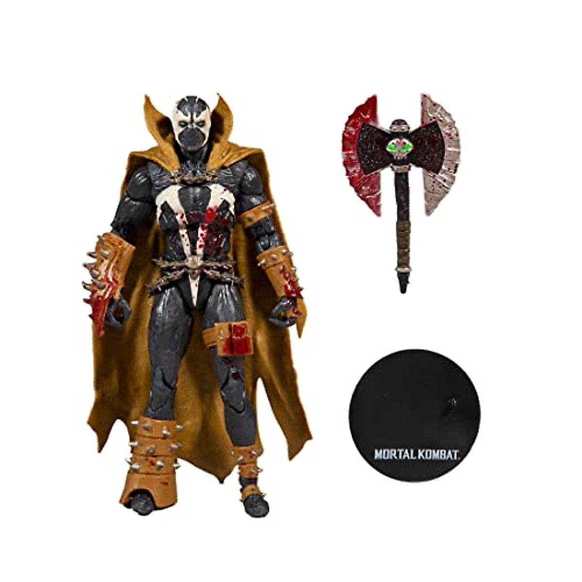 McFarlane Toys Mortal Kombat Spawn Bloody Classic 7" Action Figure with Accessories