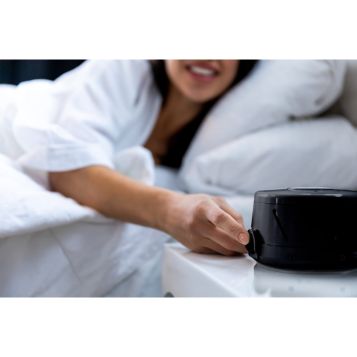 Yogasleep Dohm Classic (Black) White Noise Machine + Travel Case, Sound Machine, Soothing Natural Sound from a Real Fan, Noise Cancelling, Sleep Therapy, Office Privacy, Travel