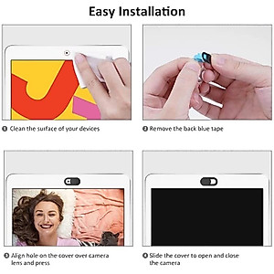 Webcam Cover Camera Privacy Protective Cover Mobile Laptop Lens Privacy Cover Protector Shutter Slider - 3pk