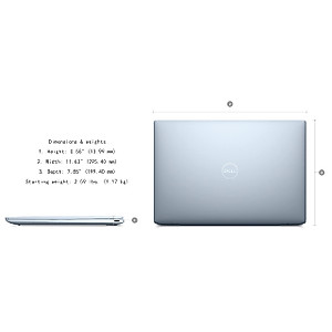 Dell XPS 13 Plus 9320 13.4" 4K OLED Touchscreen (Intel 12-Core i7-1260P, 16GB LPDDR5 RAM, 1TB SSD) Thin & Light Business Laptop, Thunderbolt 4, Webcam, Backlit KB, Fingerprint, Wi-Fi 6E, Win 11 Pro