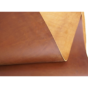 Jeereal Tooling Leather Sheets 2.0mm (5-5.5oz) Thick Full Grain Cowhide Leather Square for Crafts Crafting Leather