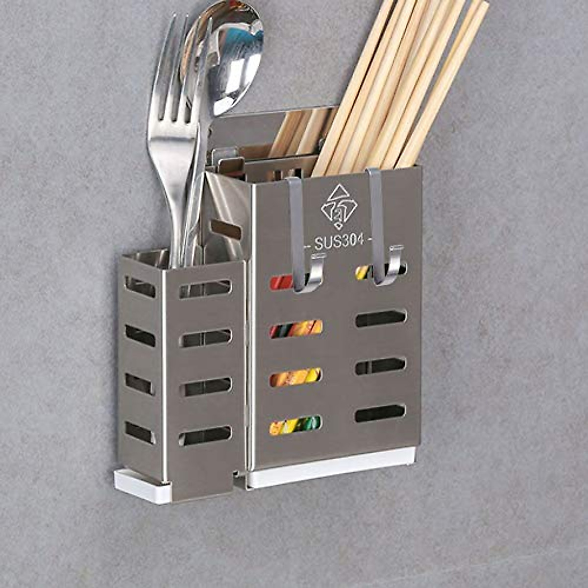 Huakun 20 Pack S-Shaped Stainless Steel Hanger Clip-on Hook,Hanging Sink Grid Hook, Used for Kitchen,Bedroom,Office,Wire Shelf