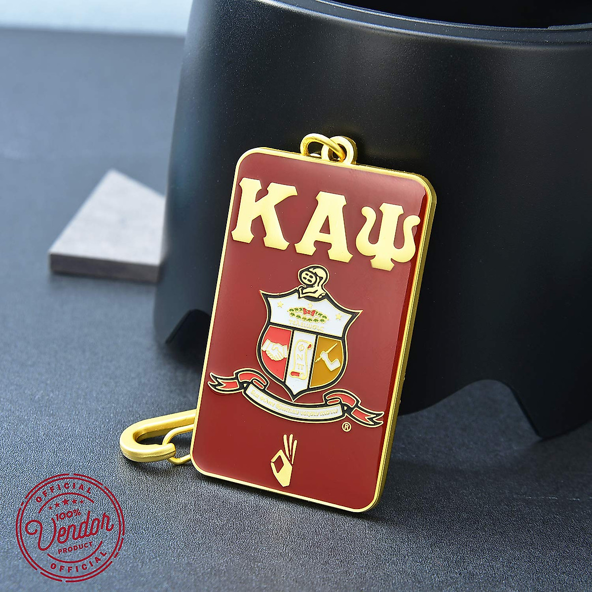 BBGreek Kappa Alpha Psi Fraternity Paraphernalia - Keychain - Greek Letters - Official Vendor