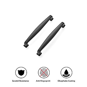 Ravinte 5 Pack Solid 5 Inch Kitchen Cabinet Handles Matte Black Cabinet Pulls Black Drawer Pulls Kitchen Cabinet Hardware Kitchen Handles for Cabinets Cupboard Handles Drawer Handles