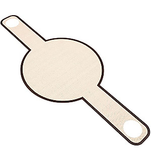 Tofficu Glass Fiber Baking Mats for Dutch Oven Bread Baking Non- Stick Dough Bread Sling Baking Mat Long Handles Sling Baking Mat for Transfer of Dough