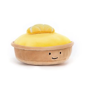 Jellycat Pretty Patisserie Tarte Au Citron Stuffed Toy, 4 inches | Pastry Plush | Great Gift Idea