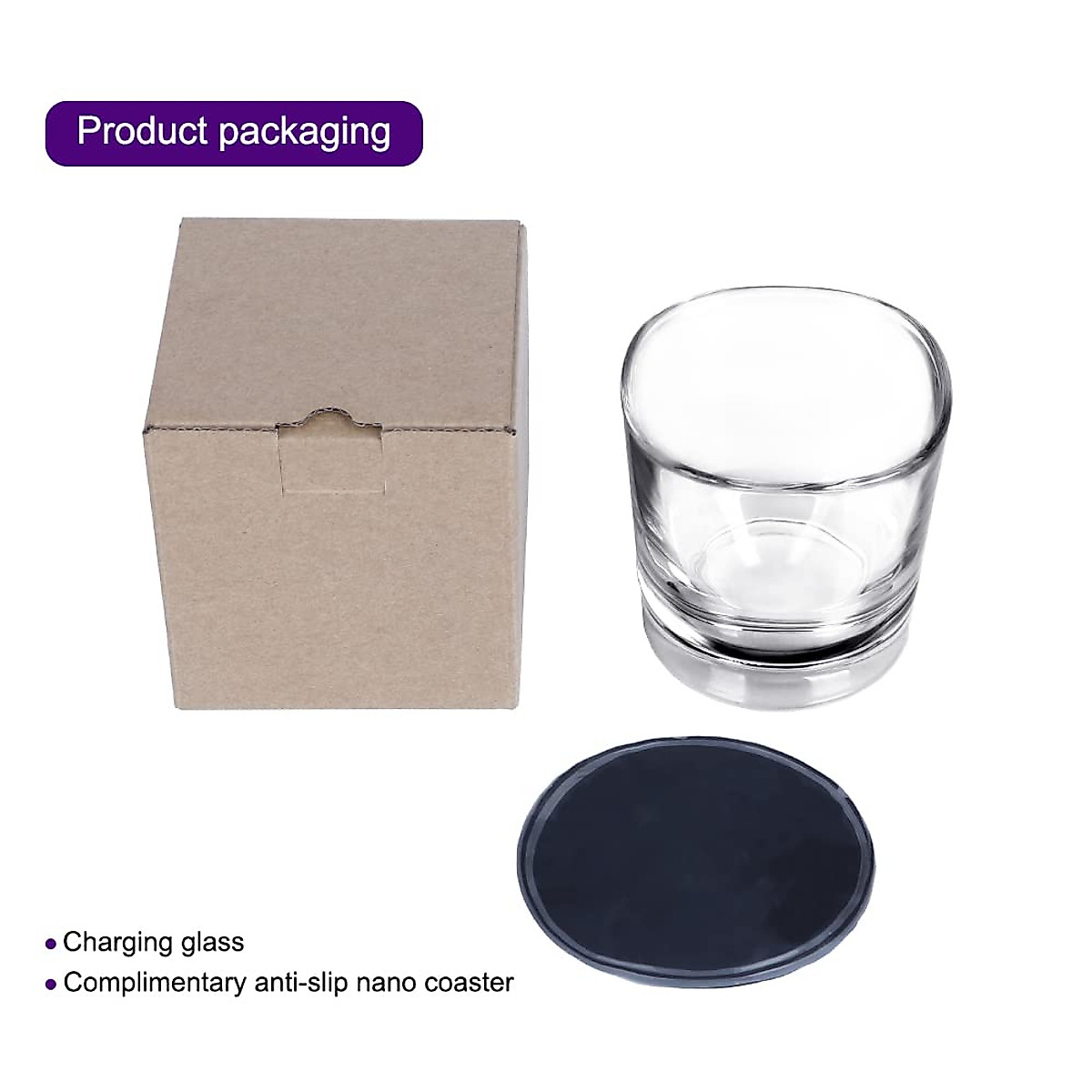 Replacement Charger Glass Cup Compatible with Philips Sonicare Diamondclean Electric Toothbrush, for HX9100 CBA1001 CBA2001 CBA3001 Charging Base and HX9300 HX9900 Series Electric Toothbrush Charger