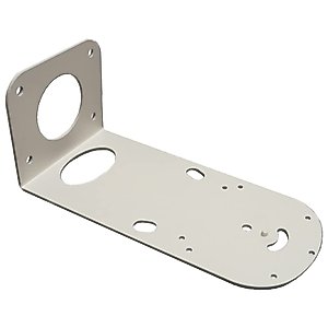SMTAV PTZ Camera Mount, Small Universal Wall Mounting Bracket Compatible with PTZ Camera (Wall Mount-White)