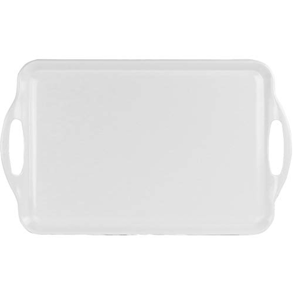 Calypso Basics Rectangular and Tidbit Serving Tray Set, White