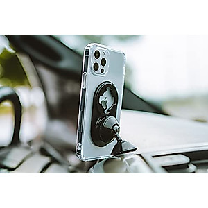 Rokform – Universal Adapter with Twist Lock, Magnetic Phone Mount, Adapter Mounts to Almost Any Smartphone, Phone Case, Tablet, or Flat Surface with 3M VHB Adhesive (Black)