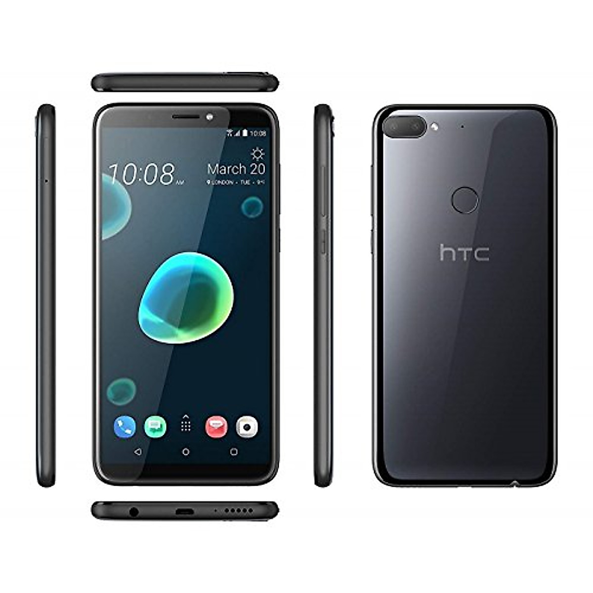 HTC Desire 12 Plus 32GB Dual SIM GSM Unlocked International Version - Cool Black