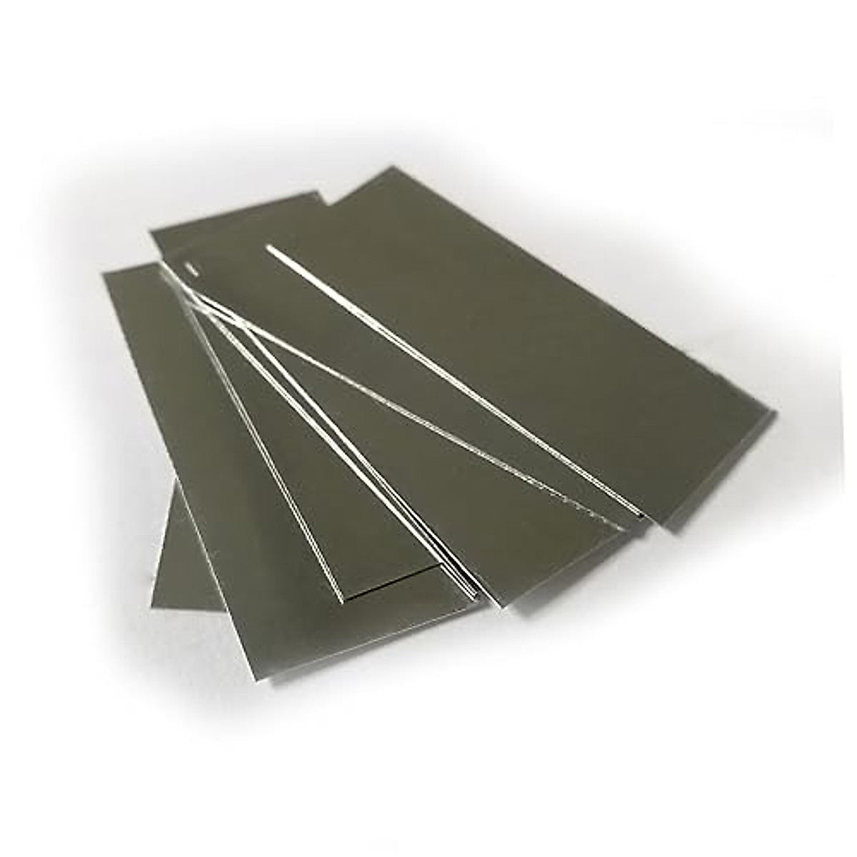 KICHOUSE 2 Pcs Zinc Electrode Strip Zinc Strips Fruit Tester Fruit Electrode Fruit Material Experimental Device Electrode Plate Zinc Plate Battery Tester Plate Material Fruit Battery Silver