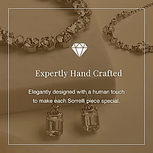 Sorrelli Roundabout Drop Earrings, Antique Gold-Tone Finish, Mahogany