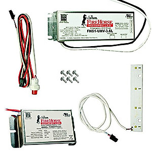 Fulham FHSKITT04LNC - HotSpot1 - LED Emergency Lighting Retrofit Kit - 4 Watt - 500 Lumens - 145 min. Illumination - Linear Array Module - C Cell Battery - For use with T8 Troffers - 120-277 Volt