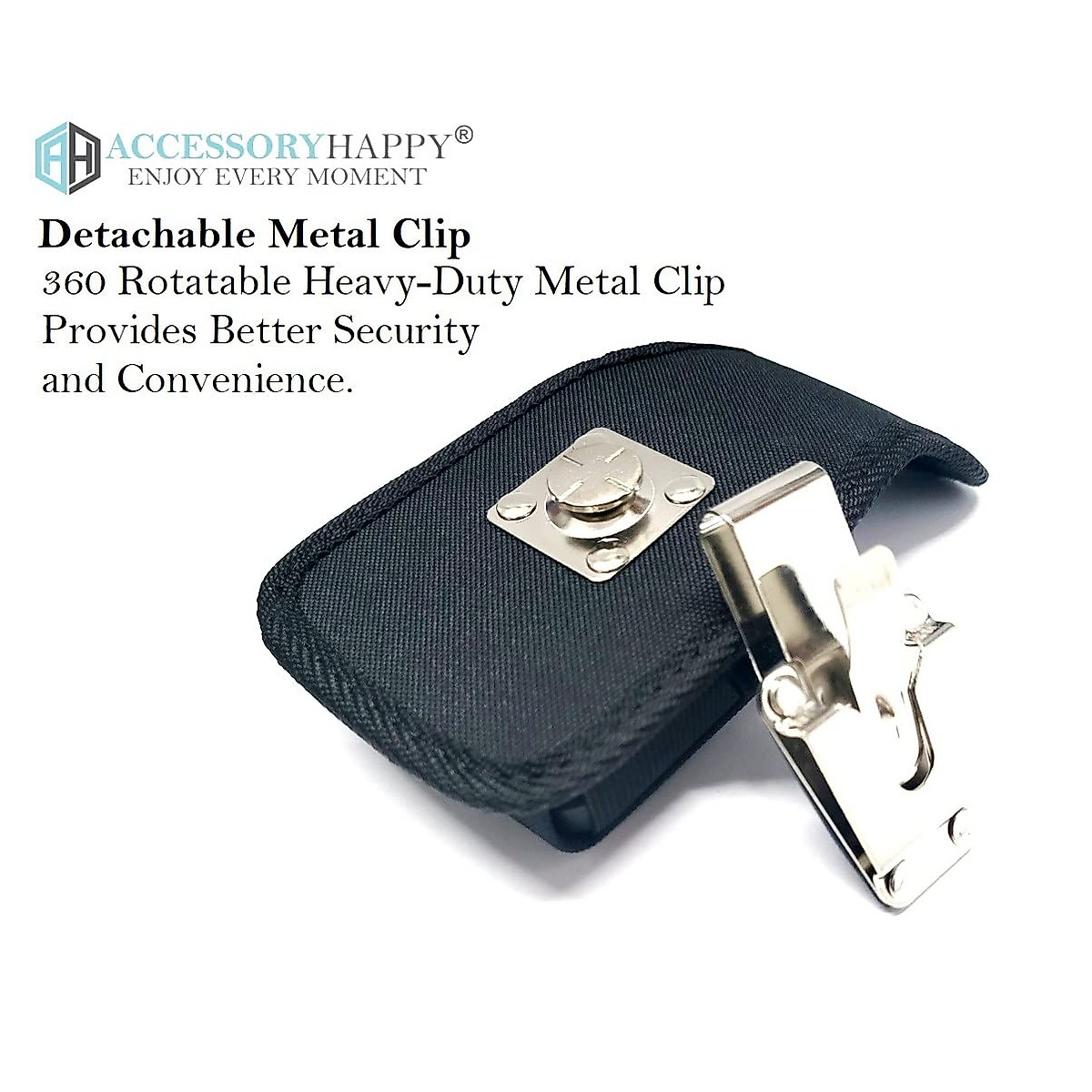 AH Premium 360 Rotating Military Grade Men Phone Belt Construction Holster Pouch, for Samsung Flip 4 5G, Z Flip 3 Holster, Mot Razr 5G