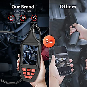 Daxiongmao Inspection Endoscope Camera with Light - 1080P HD Drain Camera IP67 Waterproof Borescope Can Take Pictures,16.4ft Semi-Rigid Cord Endoscope Camera(3")