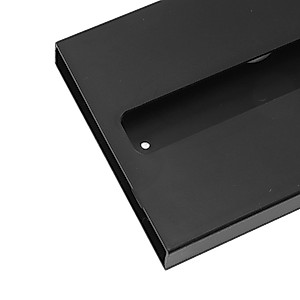 Wine Glass Holder Under Shelf, 2Pcs Black Red Wine Glass Holder Self Adhesive Plastic Wine Glass Rack Hanging Shelf for Home Counter Coffee Shop Bar Office