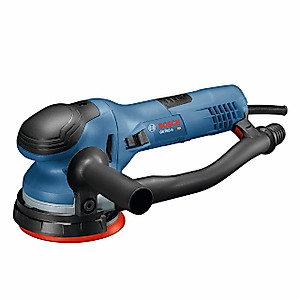BOSCH GET65-5N 5 In. Dual-Mode Random Orbit Sander&BOSCH RSM5046 5 In. Hard Hook-and-Loop Multi-Hole Sanding Pad