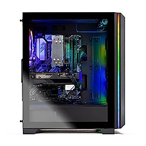 Skytech Gaming Skytech Chronos Gaming PC Desktop – Intel Core i5 12400F 2.5 GHz, Intel Arc A750, 1TB NVME Gen4 SSD, 16GB DDR4 RAM 3200, 650W Gold PSU, 11AC Wi-Fi, Windows 11 Home 64-bit