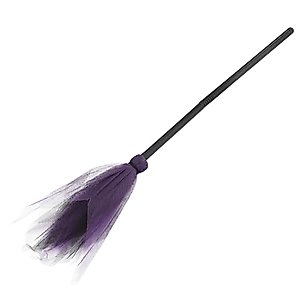 Hohopeti Halloween Broom Toy Moving Broom Halloween Witches Broom Halloween Witch Decor Fall Decoration Witches Broom Halloween Decor Halloween Witch Broomstick Beixender Cauldron Mesh