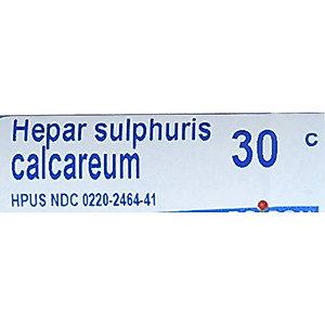 Boiron - Hepar Sulphuris Calc 30c, 30c, 80 pellets