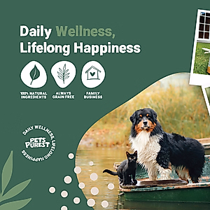 Pets Purest Salmon Oil for Dogs, Cats, Horses, Ferrets & Pets - 32 Fl Oz 100% Pure Premium Food Grade - Natural Omega 3, 6 & 9 Supplement - Promotes Coat, Skin, Joint and Brain Health