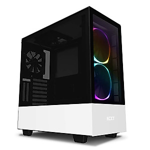 NZXT H510 Elite Mid-Tower ATX Case + Seagate Barracuda 2TB Internal Hard Drive