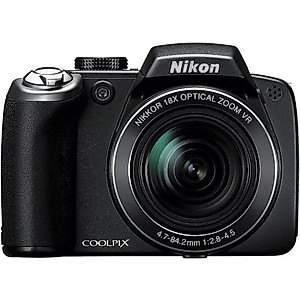 Nikon Coolpix P80 10.1MP Digital Camera with 18x Wide Angle Optical Vibration Reduction Zoom (Black)
